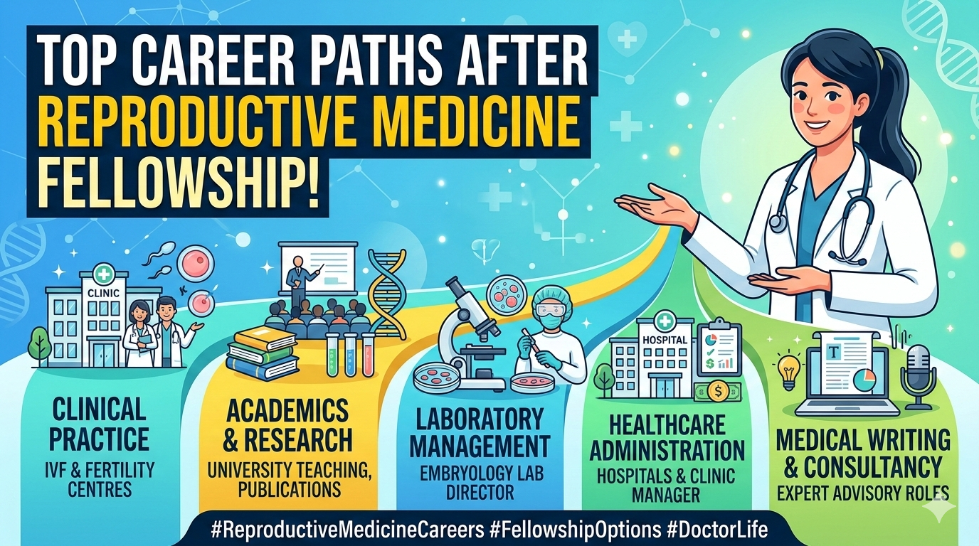 The career options after a Fellowship in Reproductive medicine